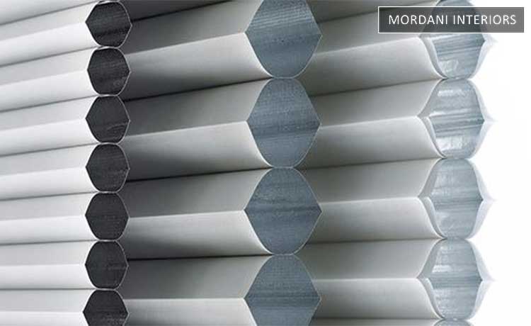 Aluminium backing Honeycomb blinds? | Mordani Interiors
