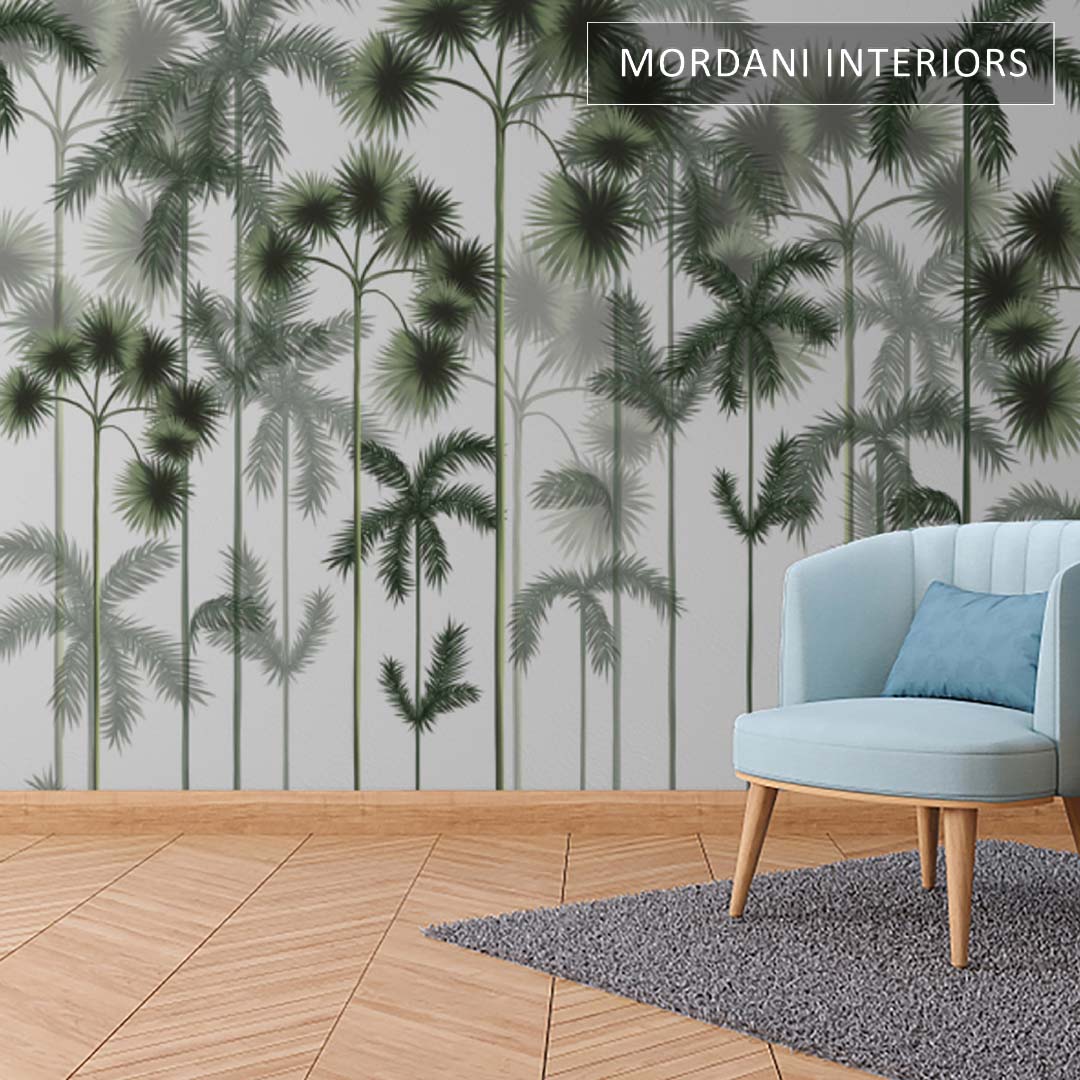Coconut Tree Wall Mural Wallpaper | Mordani Interiors