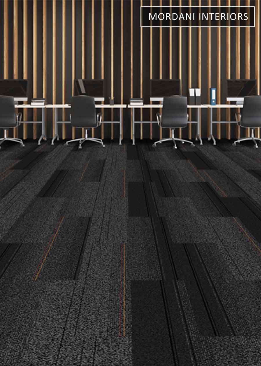 Grey, Red Melody Tiles Heritage Carpet Tiles 100% Solution-Dyed ...