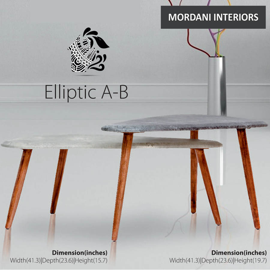 Elliptic Center Table | Mordani Interiors