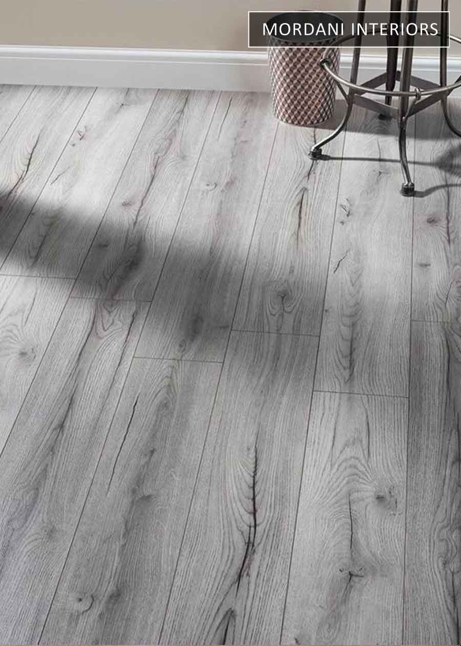 Long wide Grey Wilds dark engineered wooden flooring for residential ...