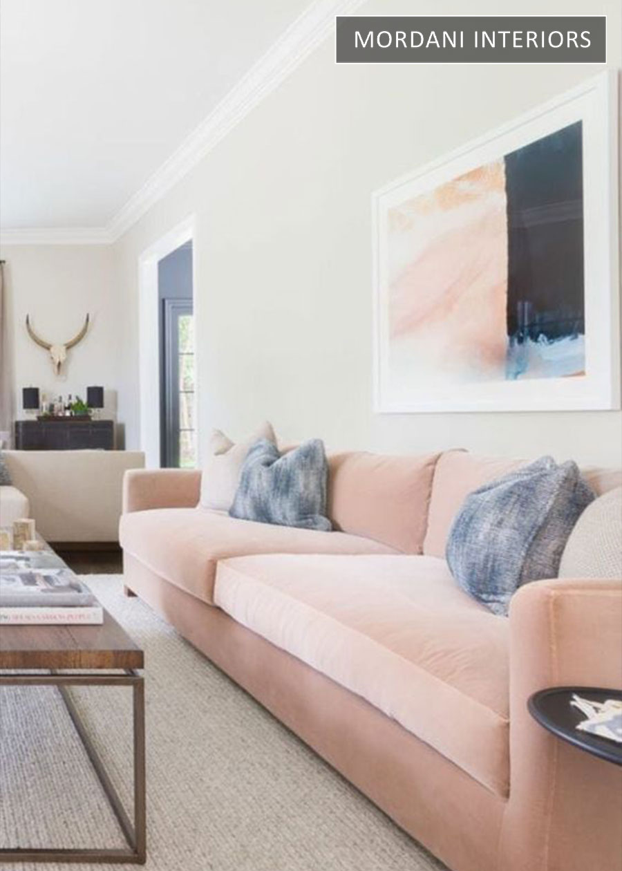 Light Pink Velvet Upholstery Fabric For Premium Sofa's & Chair's ...