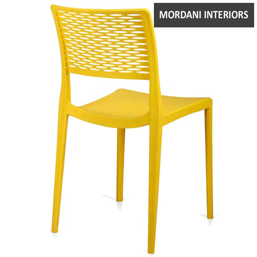 Locca Yellow Cafe Chair | Mordani Interiors