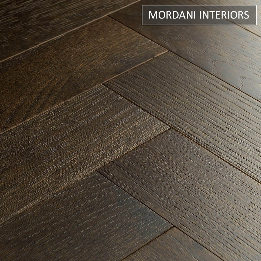 Moderna Oak Cognac Herringbone Engineered Wooden Flooring | Mordani ...