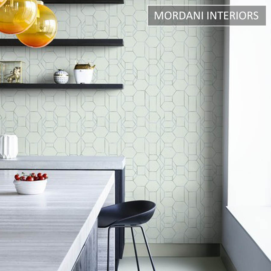 219604 Dimensions BN Wallpaper Modern Abstract | Mordani Interiors